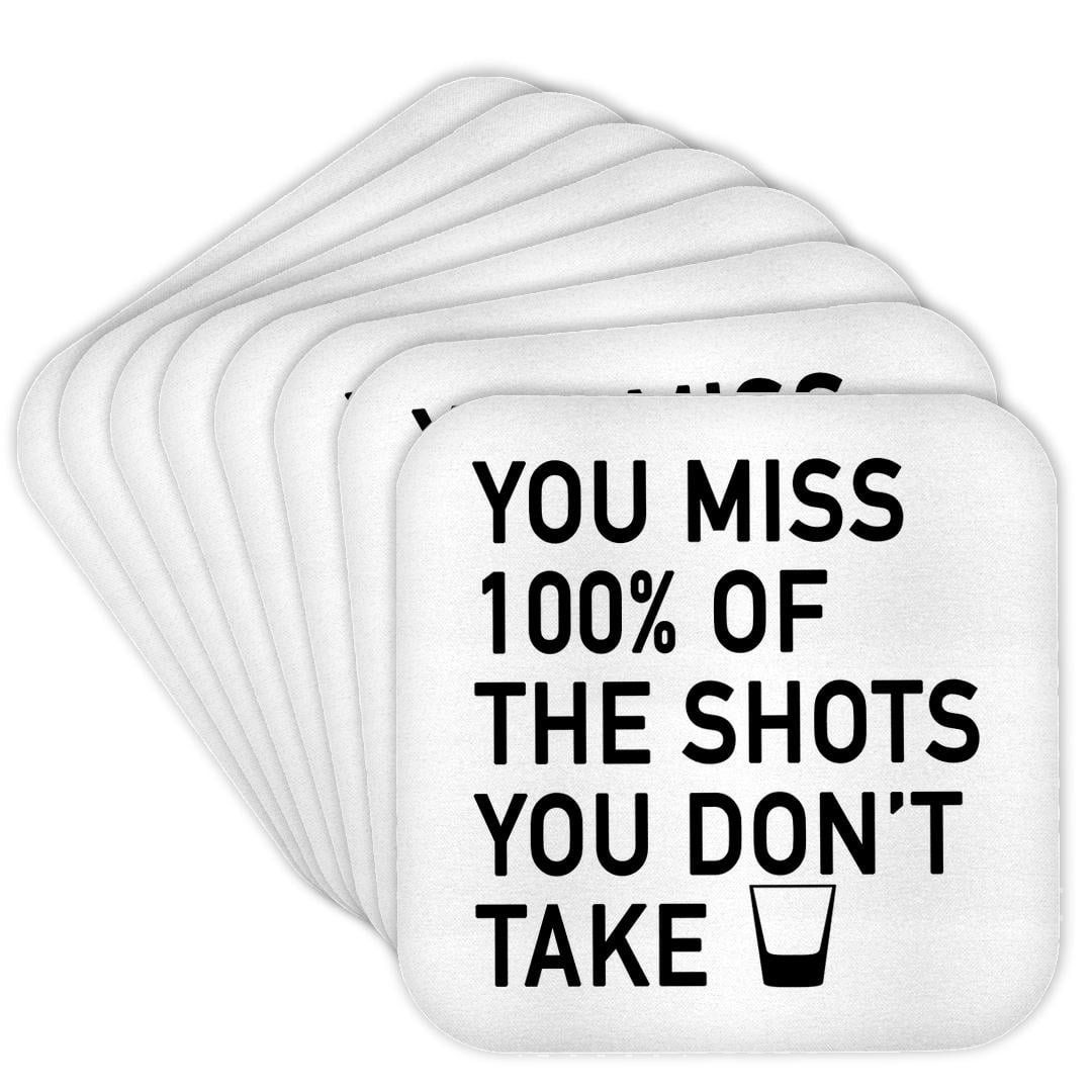 3drose, You Miss 100 Percent of the Shots You Dont Take, Set of 8 ...