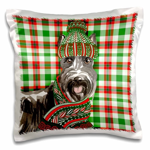 3drose, a Fun Scottie Dog Dressed in Fancy Winter Gear for Dog Lover ...