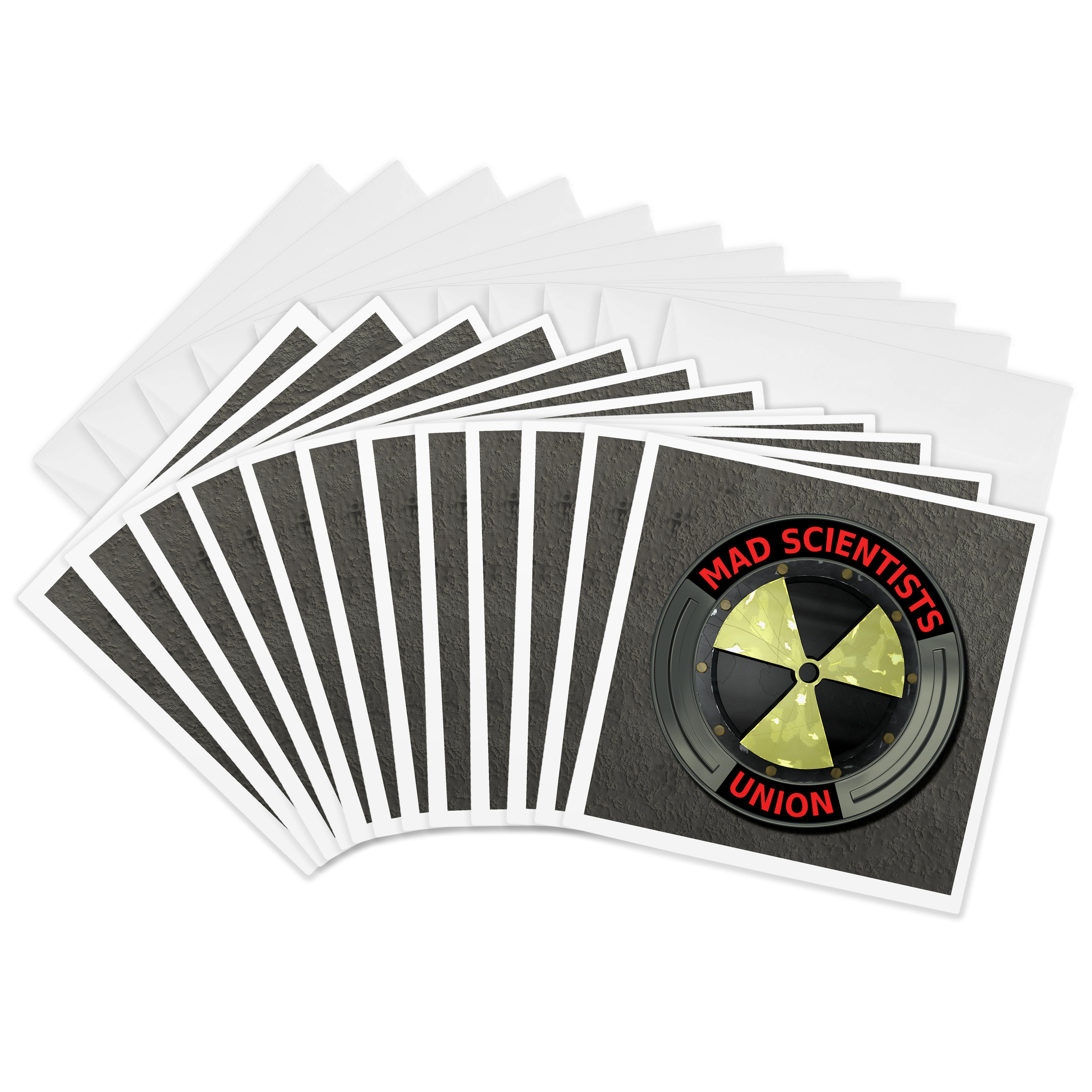 3drose, a Funny Geek Mad Scientist Union Logo Radioactive Symbol., 12 ...