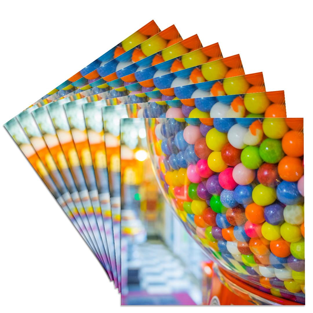 3drose, a Gumball Machine in a Sweet Shop., Set of 8 Ceramic Tile ...