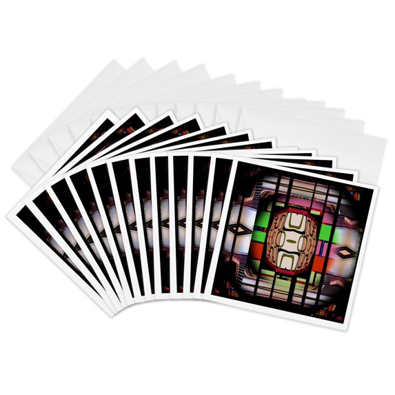 3drose, a Lamp Shade with Neon Colors, Black Bars and Lots of Depth, 12 ...