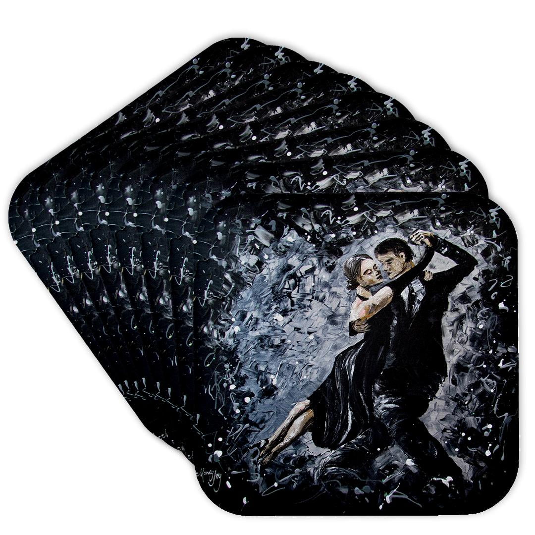 3drose, a Modern Impressionist Painting of a Couple Ballroom Dancing ...