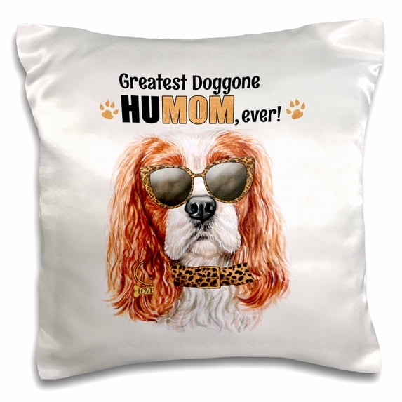 3drose, a Mothers Day Cavalier King Charles Spaniel Dog in Animal Print ...