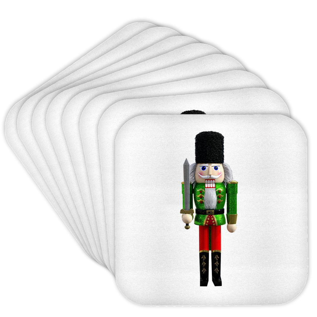 3drose, a Nutcracker in Green and Red with a Sword and Bear Skin Hat ...