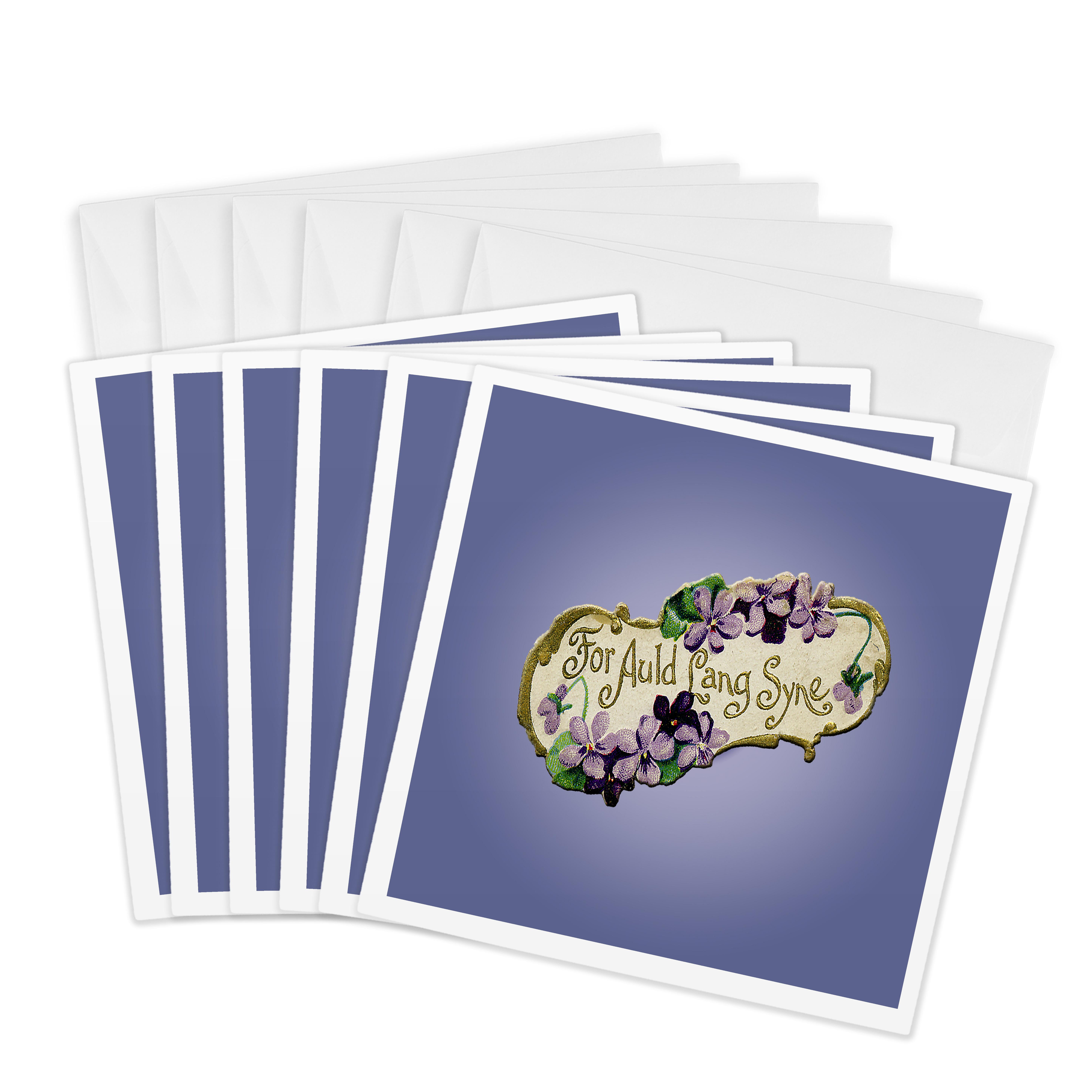 3drose, for Auld Lang Syne with Lavender and Purple Flowers on a ...