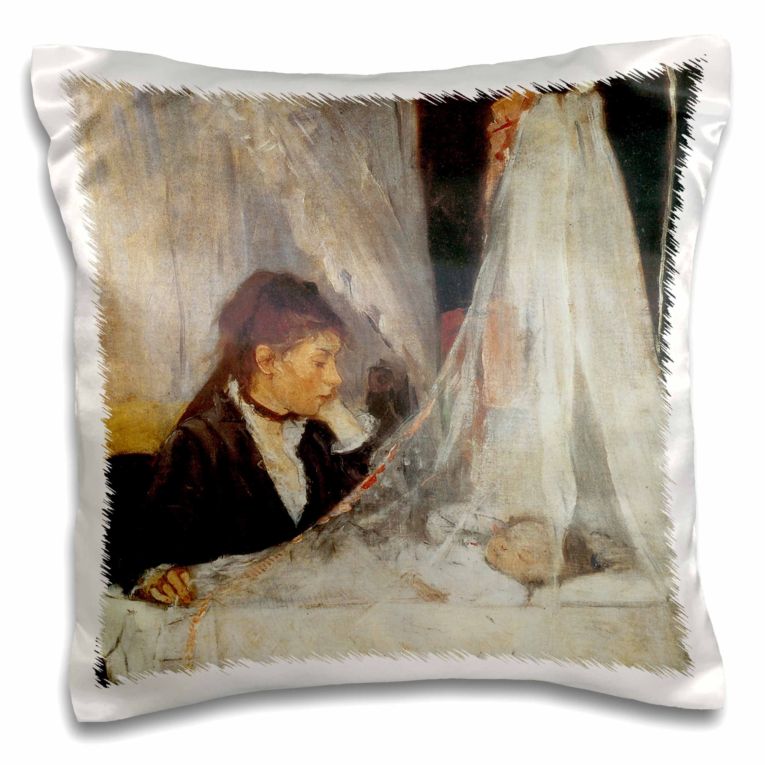 3drose, the Cradle by Berthe Morisot, 16x16 inch Pillow Case - Walmart.com