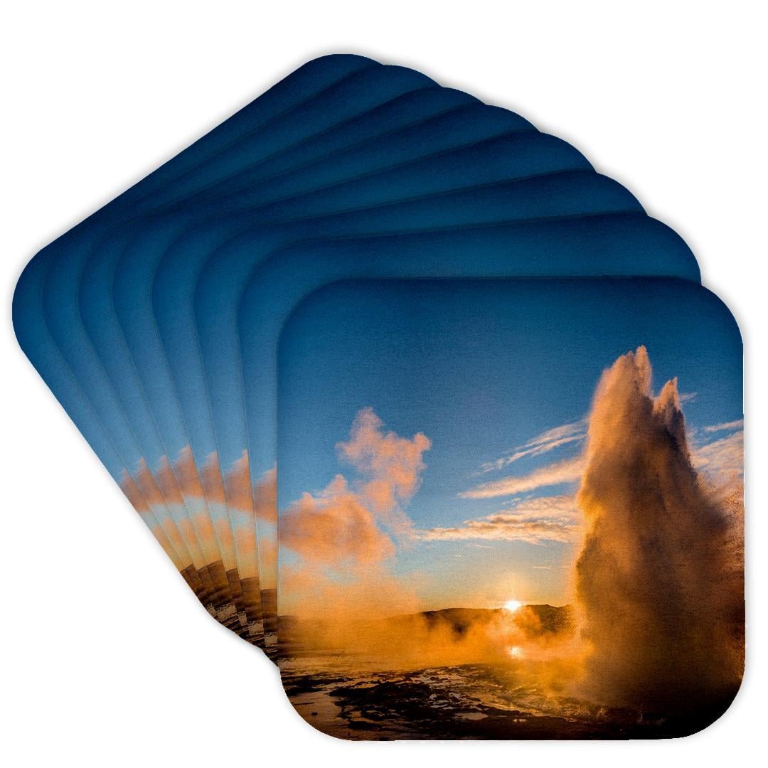 3drose, the Geyser Strokkur in the Haukadalur During Winter. Iceland ...