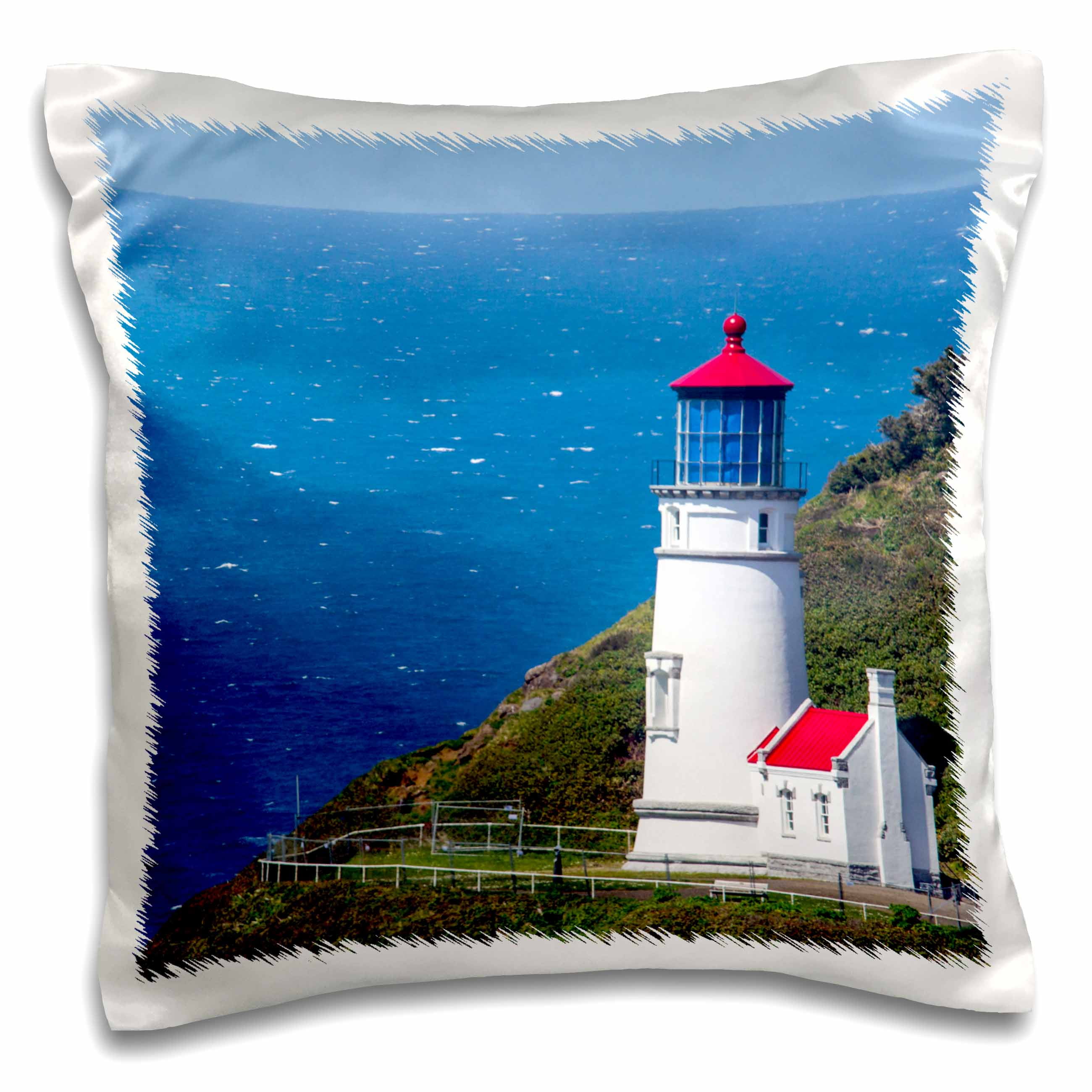 3drose, the Heceta Head Lighthouse Near Florence, Oregon, Usa, 16x16 ...