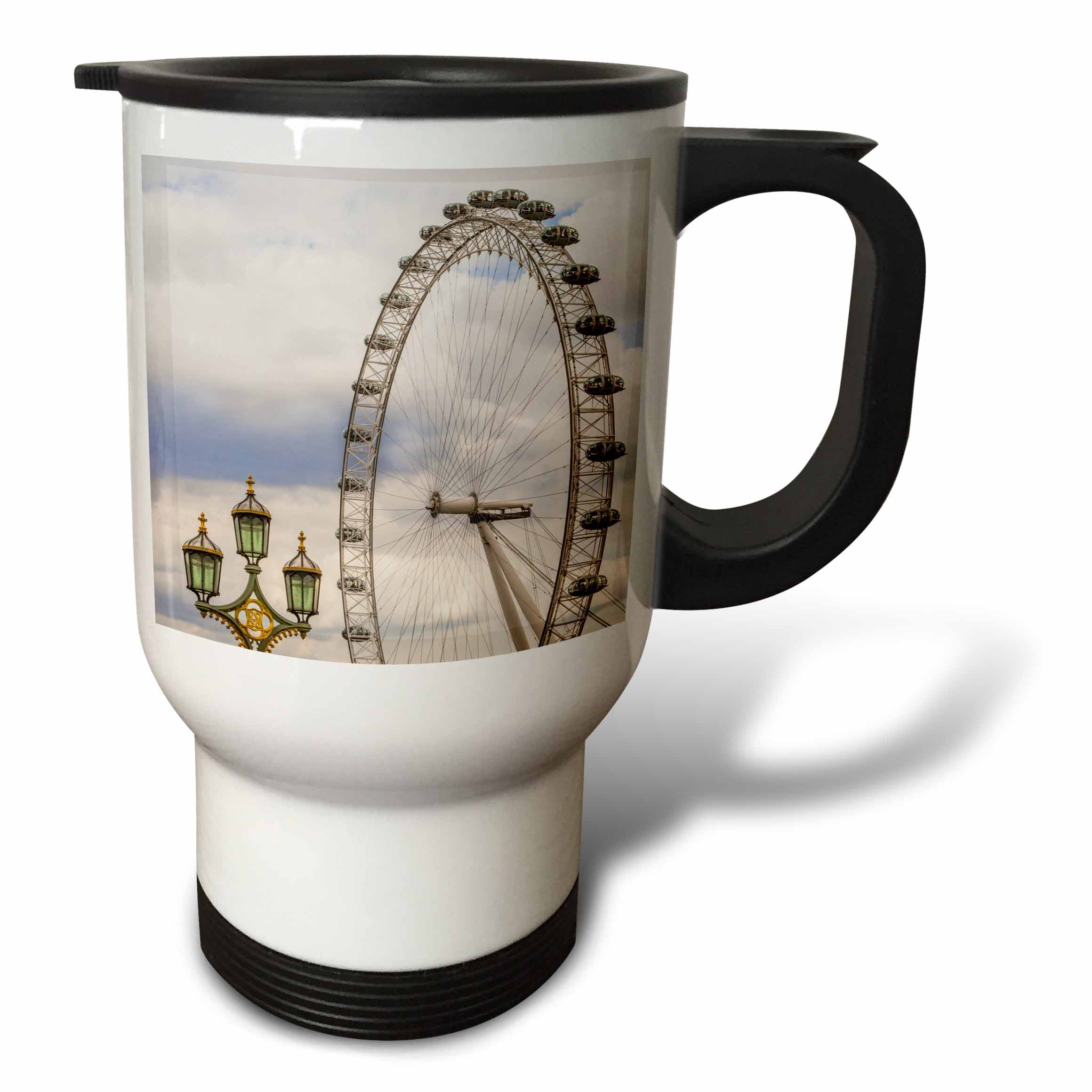 3drose, the London Eye or Millennium Wheel, London, England., 14oz ...