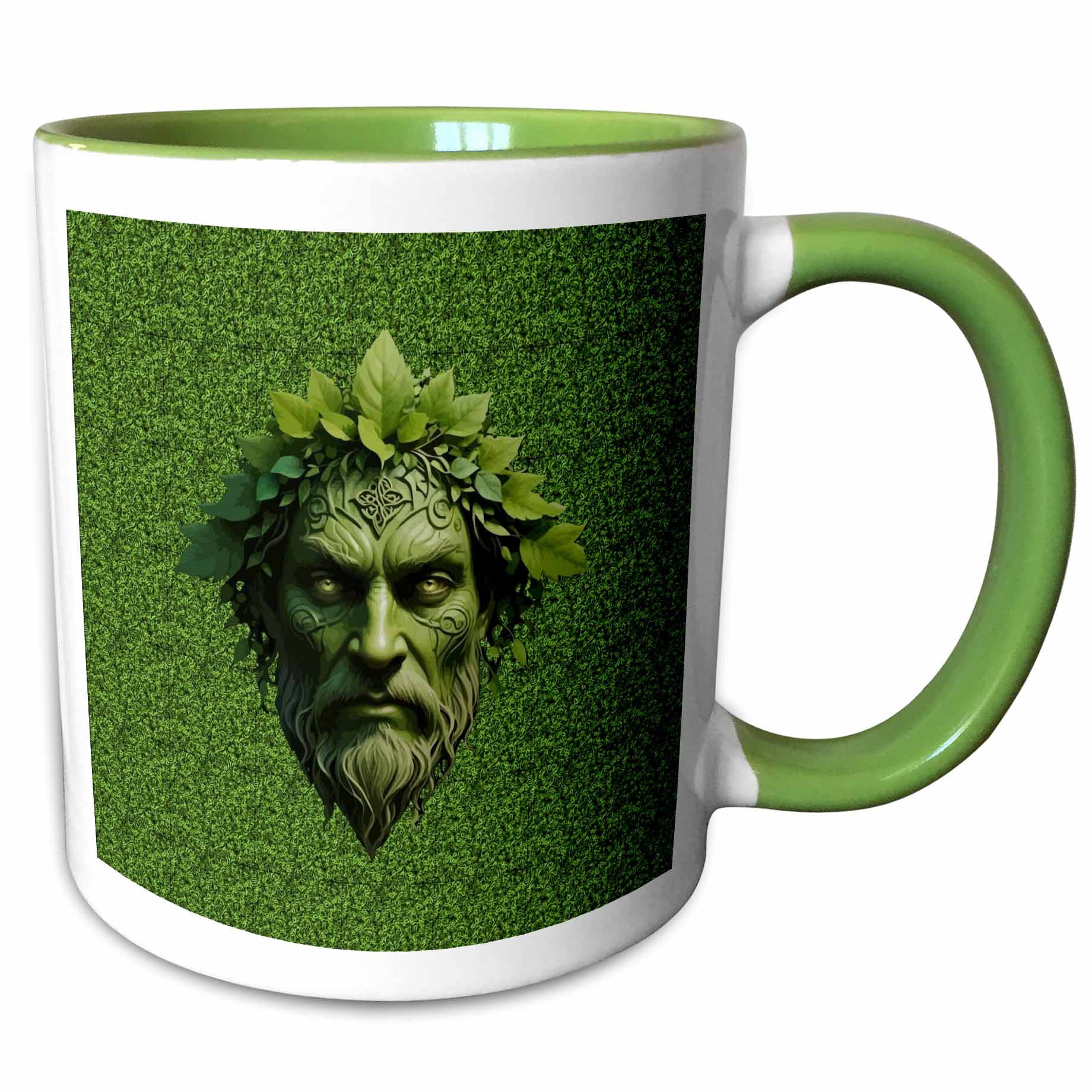 3drose, the Whiffler Wild Man of the Woods Green Man Festival, 15oz Two ...