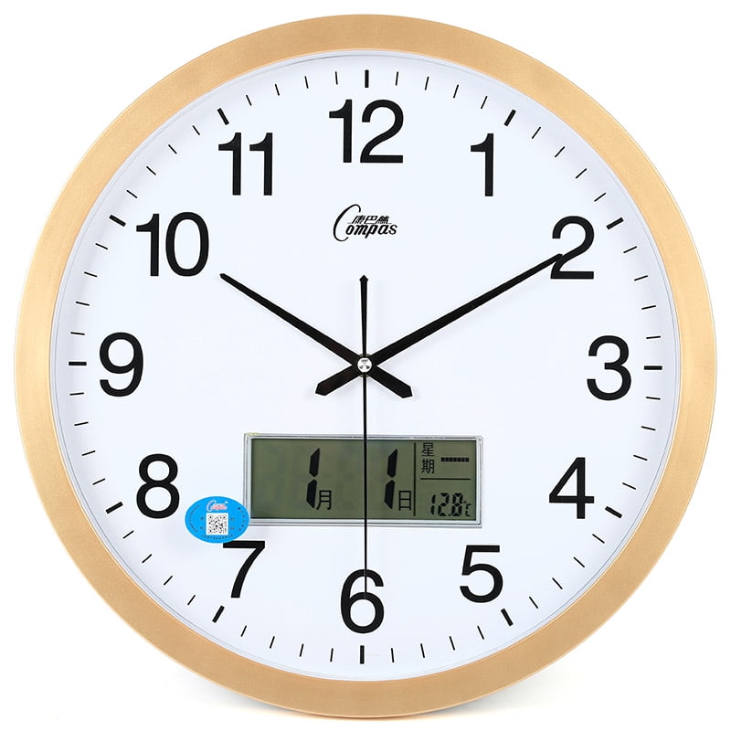 3dwf Kangbassi 16-Inch Wall Clock Living Room Bedroom Office Clock ...