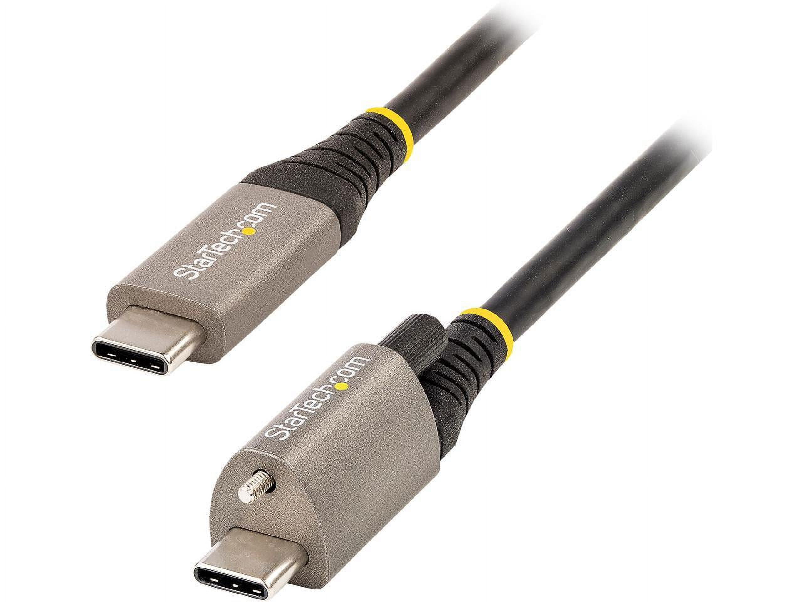 3ft 1m Top Screw Locking USB C Cable 10Gbps, USB 3.1/3.2 Gen 2 Type-C ...