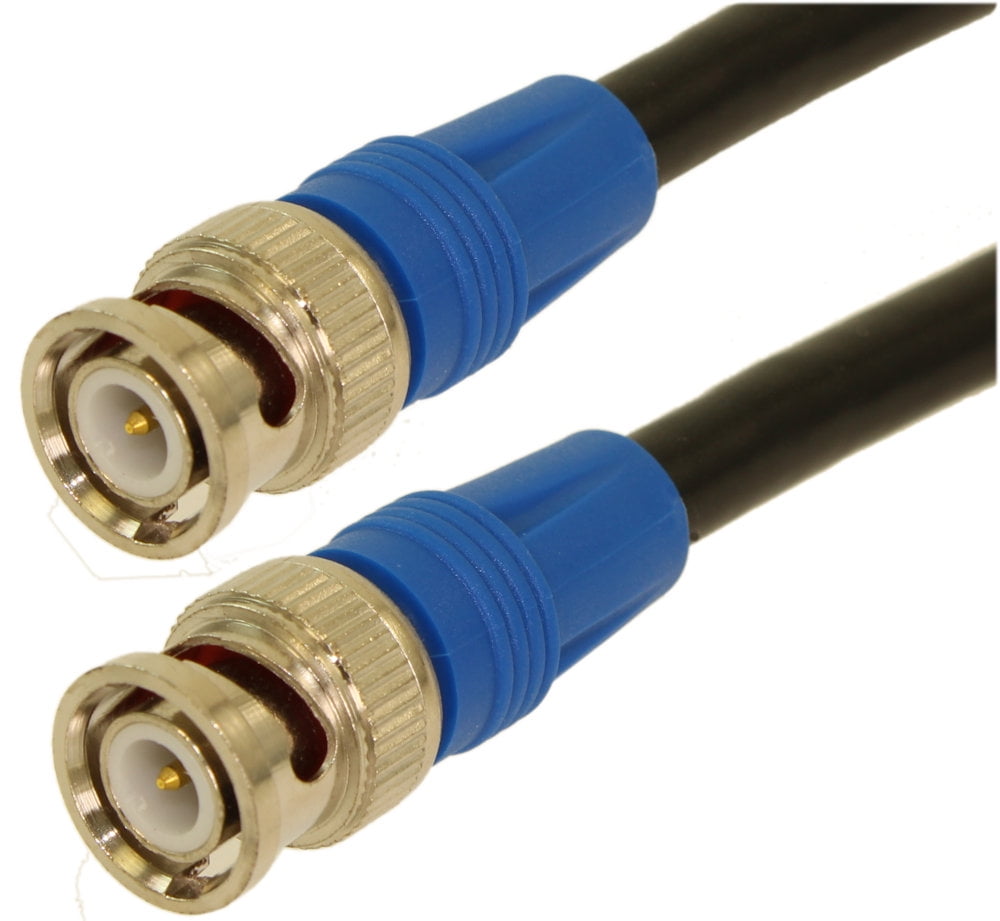 3ft 6G-SDI (4K) BNC Coax Cable, RG6/18AWG Male to Male, Gold Plated Pin ...
