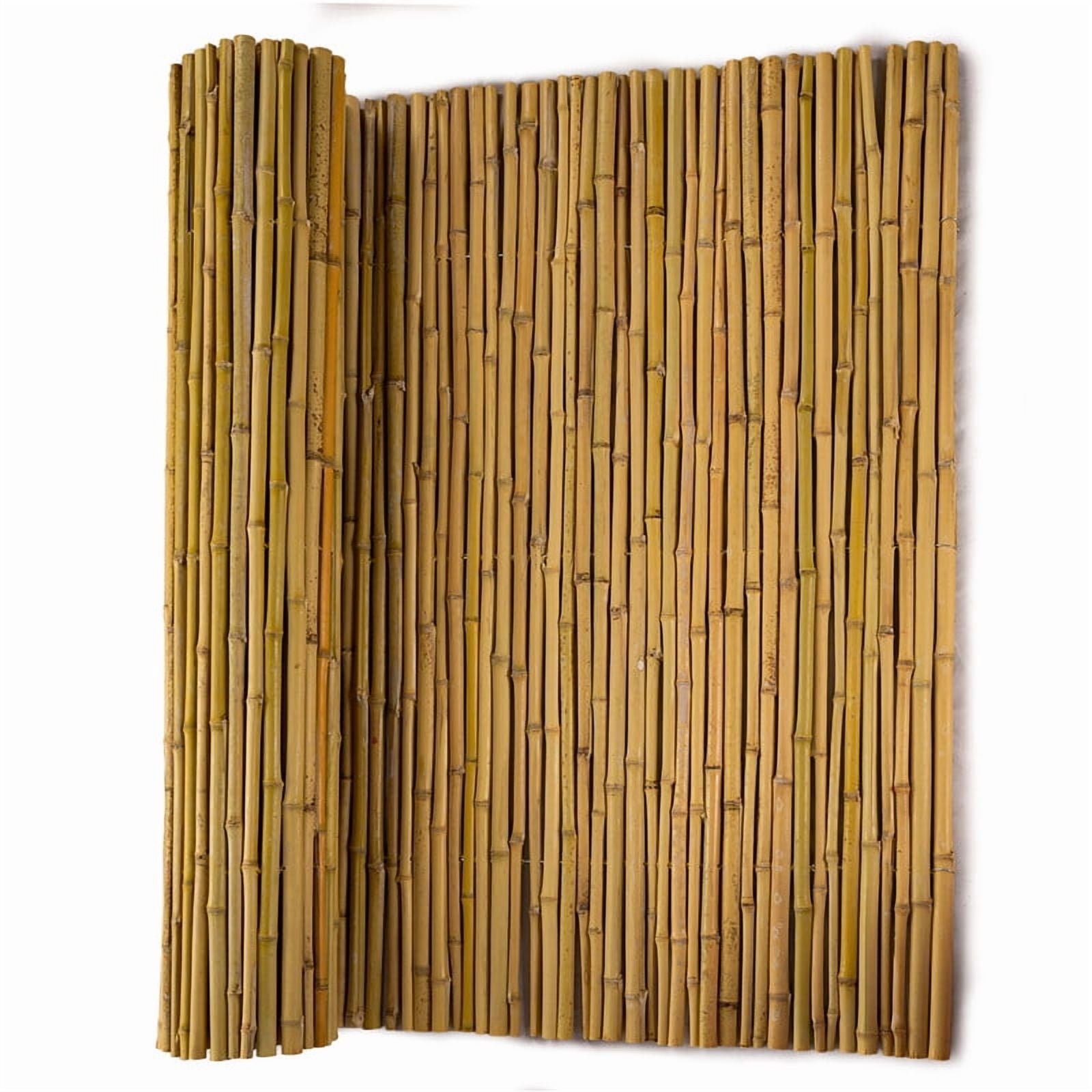 3ft * 8ft Natural Bamboo Cane Fence for Garden Balcony Decoration ...