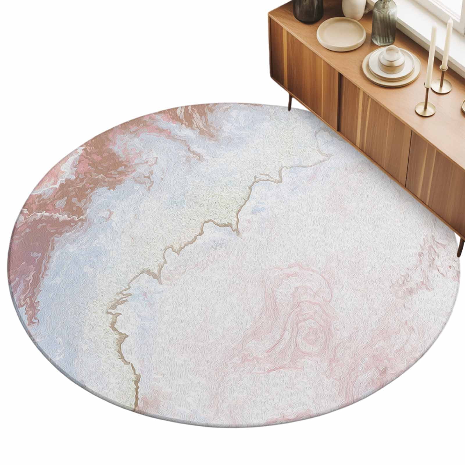 3ft Area Rug,Abstract Marble Stone Texture Washable Large Rugs Soft Non ...