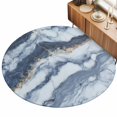 3ft Area Rug,Marble Texture Pattern Washable Large Rugs Soft Non-Slip ...