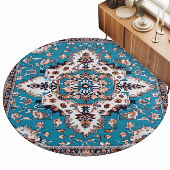 3ft Area Rug,Mid Century Abstract Boho Pattern Washable Large Rugs Soft ...