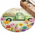 3ft Area Rug,Spring Blossom Flower Washable Large Rugs Soft Non-Slip ...