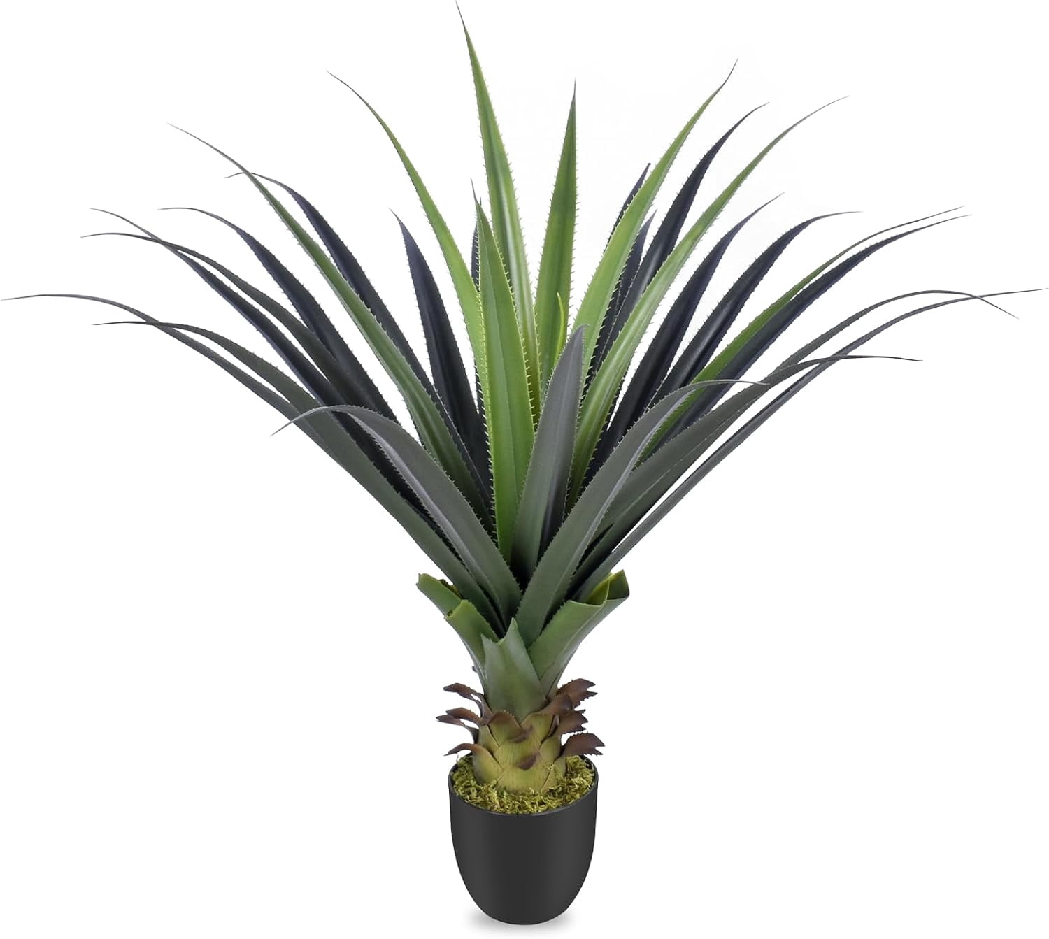 3ft Artificial Spiked Agave Plant, 36" Faux Agave Plants Indoor Outdoor ...