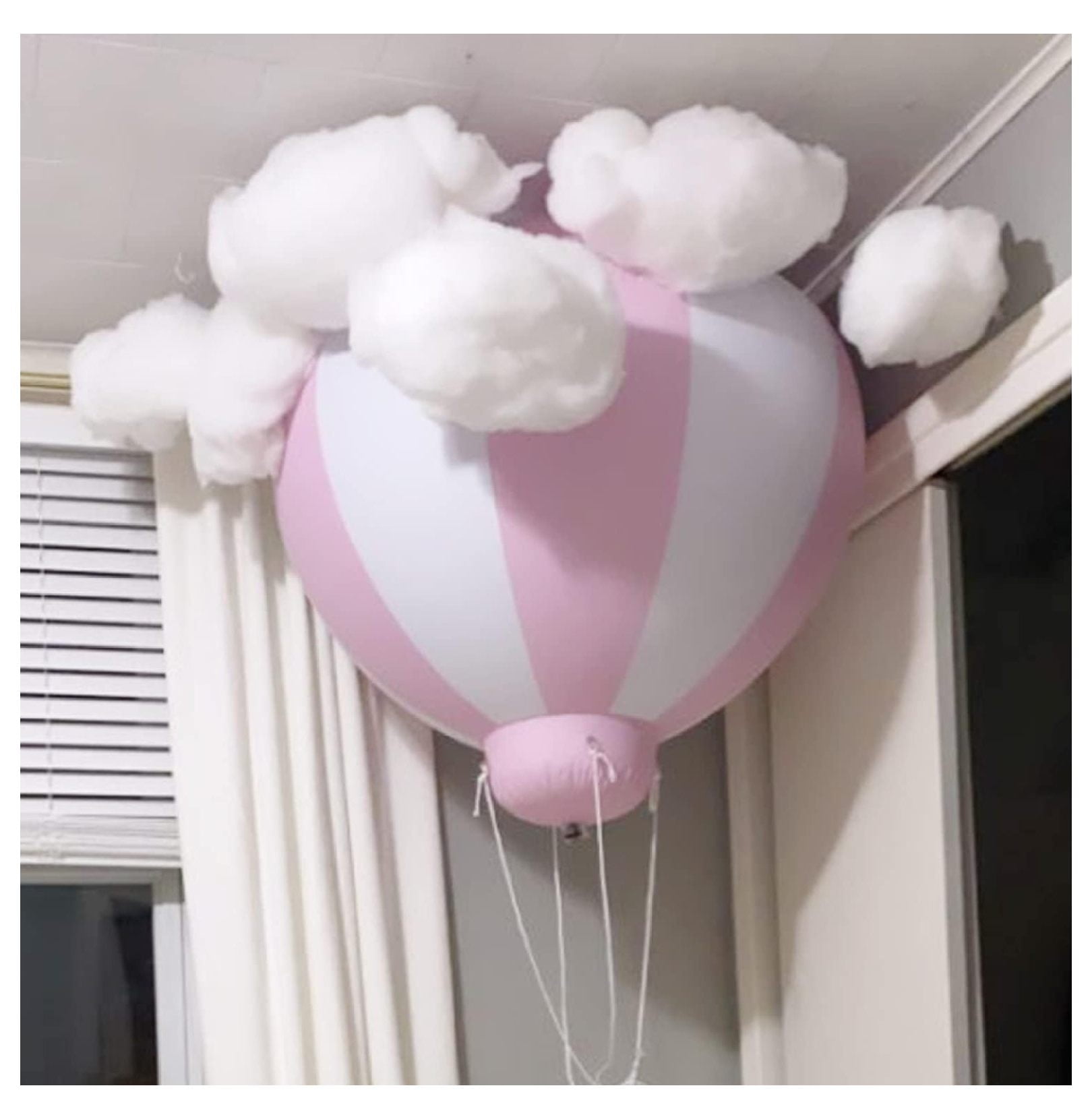 3ft PVC Half Hot Air Balloon Inflatable Baby Shower Balloon, Inflatable ...