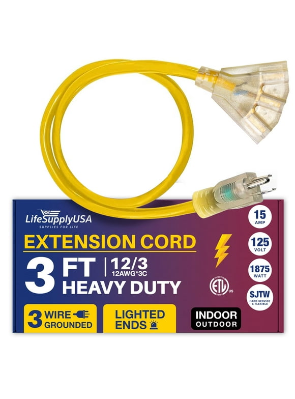 12 Gauge Extension Cords in Extension Cords by Gauge - Walmart.com