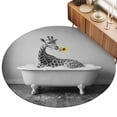 3ft Round Rug Funny Giraffes Area Rugs for Living Room Bedroom Washable ...