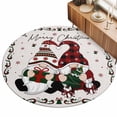 3ft Round Rug Merry Christmas Area Rugs for Living Room Bedroom ...
