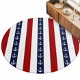 3ft Round Rug Nautical Anchor Area Rugs for Living Room Bedroom ...