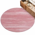 3ft Round Rug Pink Area Rugs for Living Room Bedroom Washable Non Slip ...