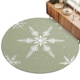 3ft Round Rug Sage Green Christmas Area Rugs for Living Room Bedroom ...