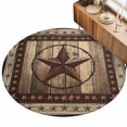 3ft Round Rug Western Farmhouse Area Rugs for Living Room Bedroom ...