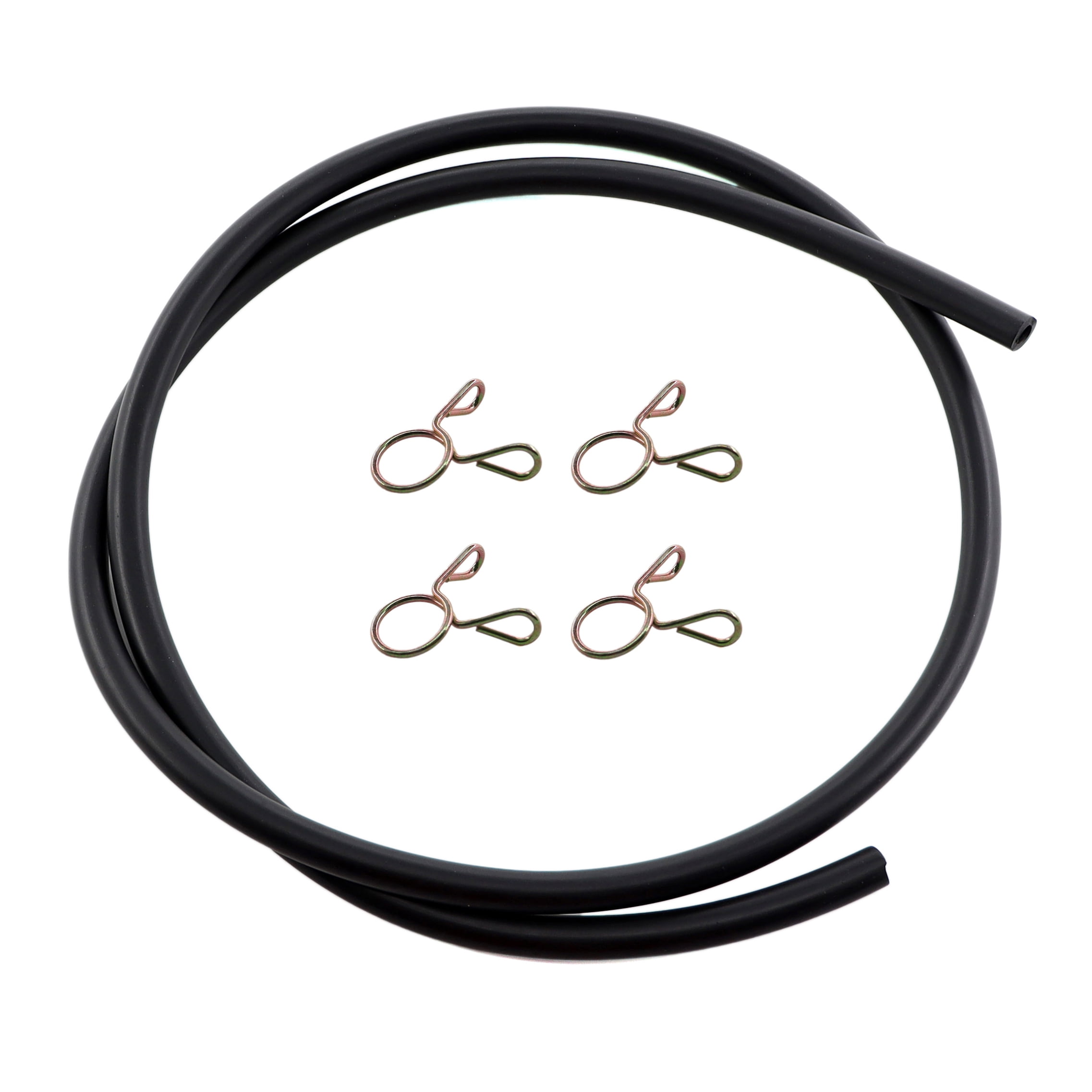 3ft Rubber Hose Line for Suzuki Motorcycle 9mm OD 6mm ID + 4pcs Spring ...