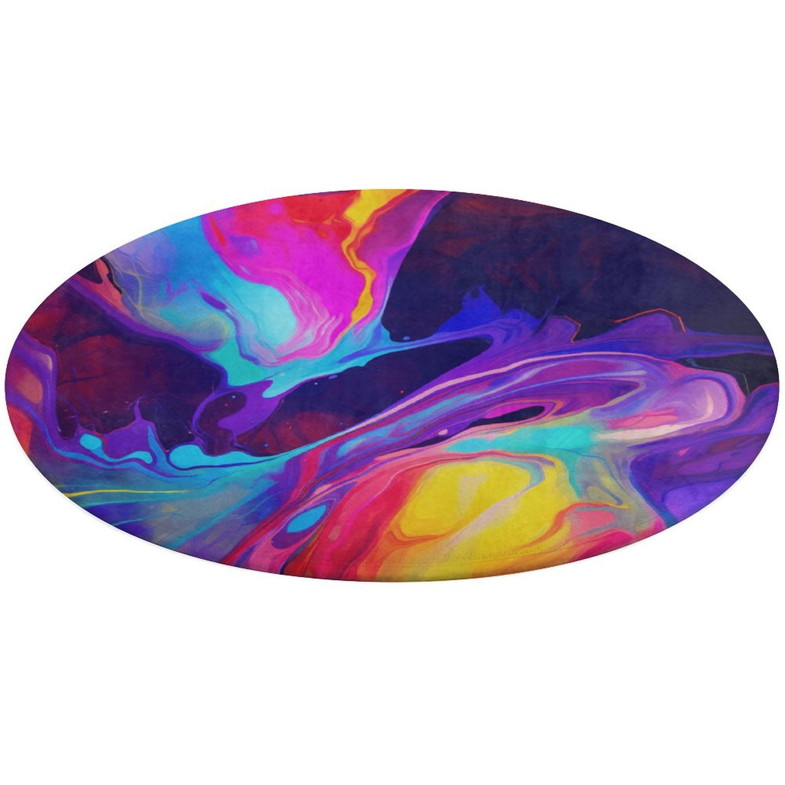 3ft Rug for Kids Room Playroom Nursery Bedroom Color Vortex Tie Dyeing ...