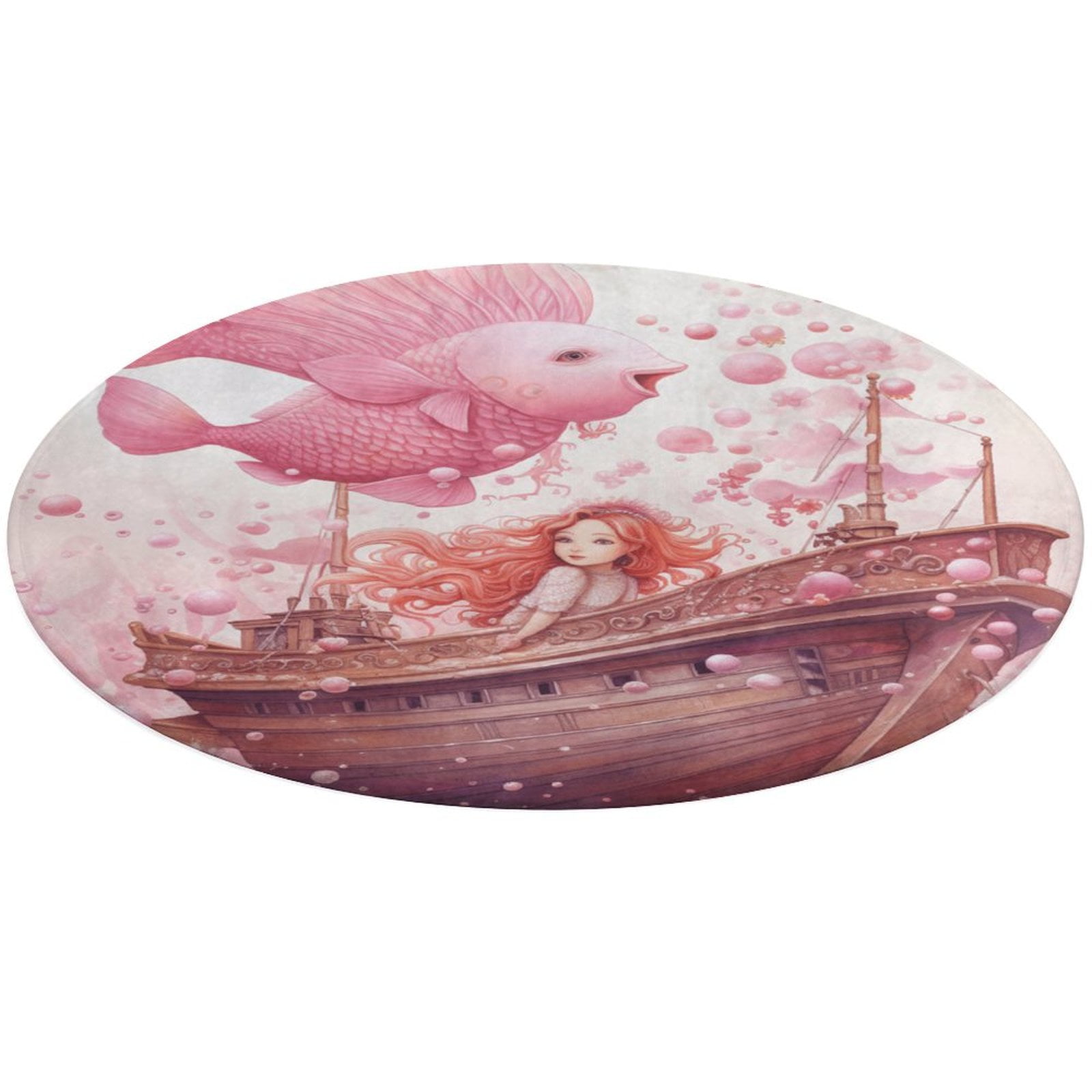 3ft Rug for Kids Room Playroom Nursery Bedroom Ocean Mermaid Coral ...