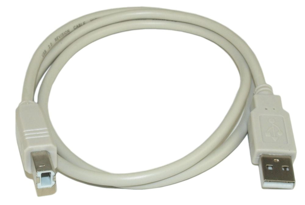 3ft USB 2.0 Certified 480Mbps Type A Male to B Male Cable, Beige ...