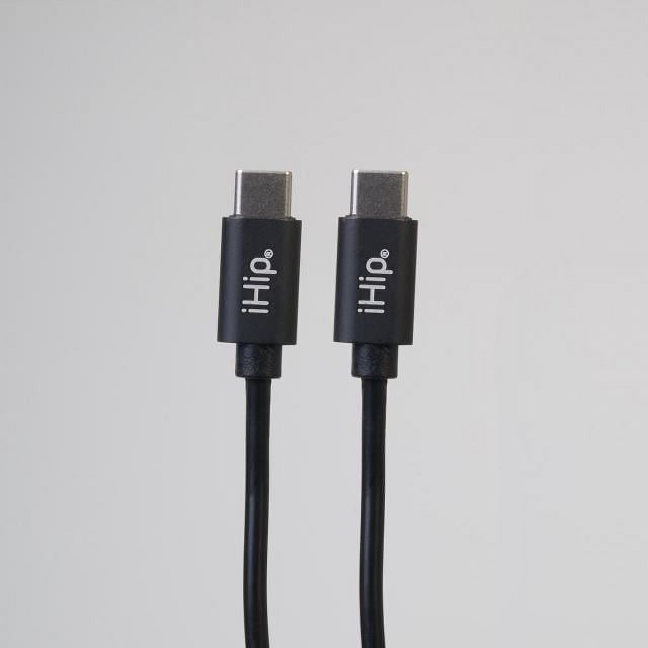 iHip 3ft PVC Black Type-C to Type C Cable Rubber Finish Bend Test ...