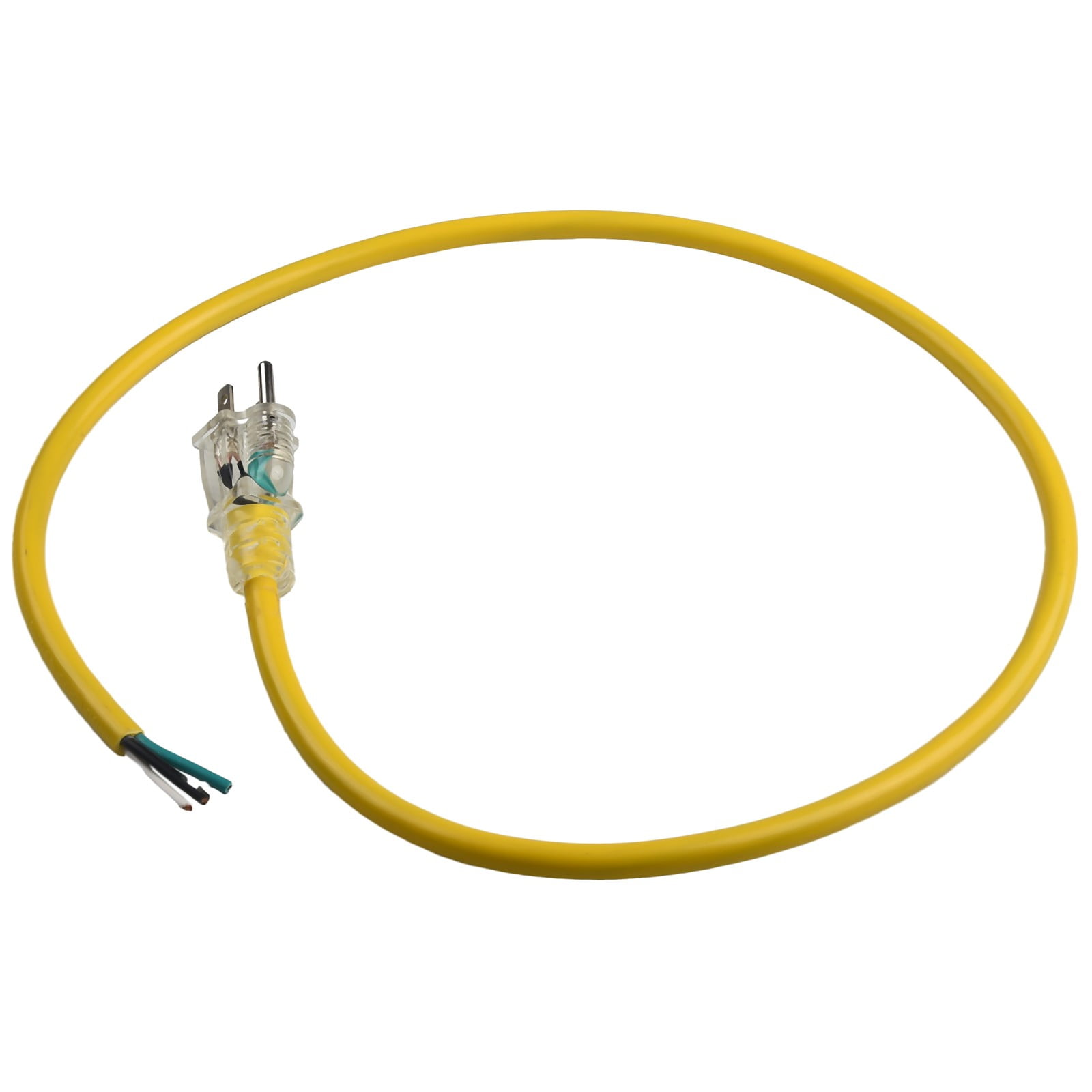 3ft Yellow 3-Way Outdoor Ex tension Power Cord 3 Outlets Long(Plumbing ...