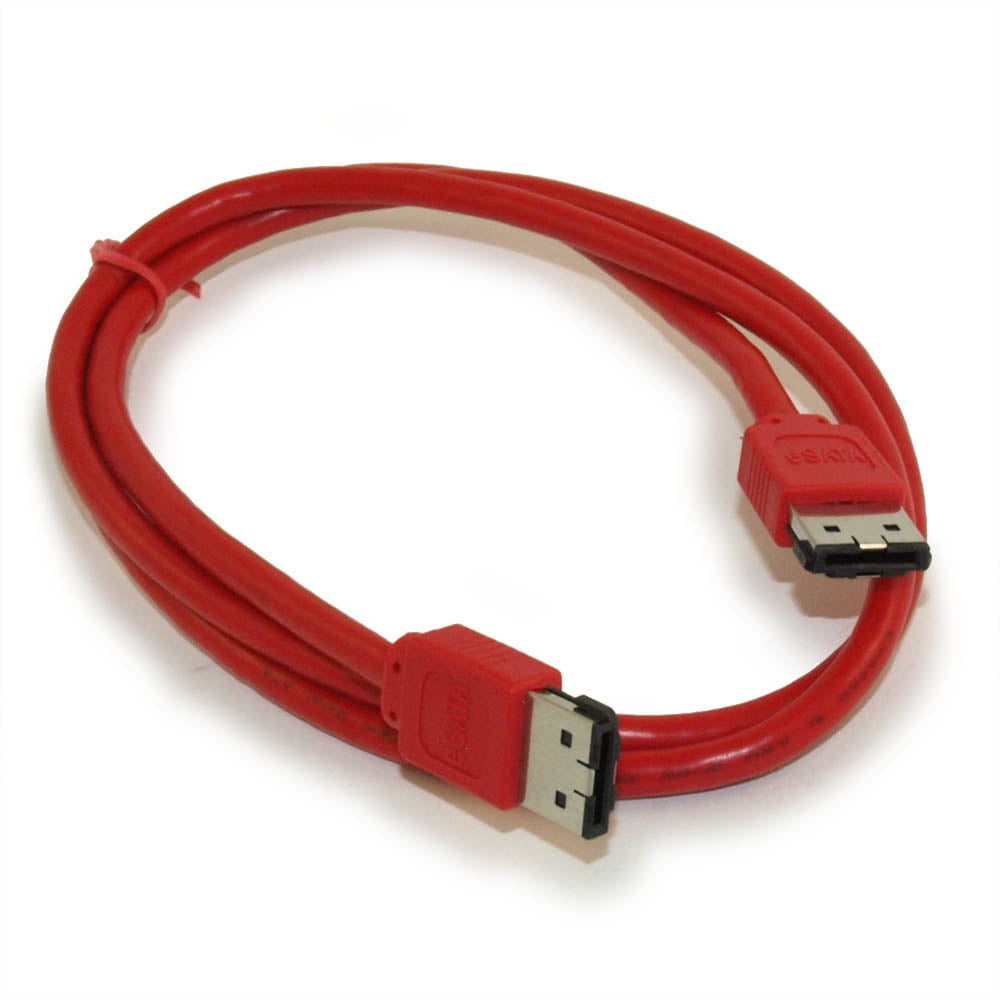 3ft eSATA to eSATA II (Type I to Type I) Shielded EXTERNAL Data Cable ...