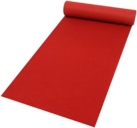 3ft x 33ft Red Carpet Runner, Aisle Runner, Party Runway Hallway Rug ...