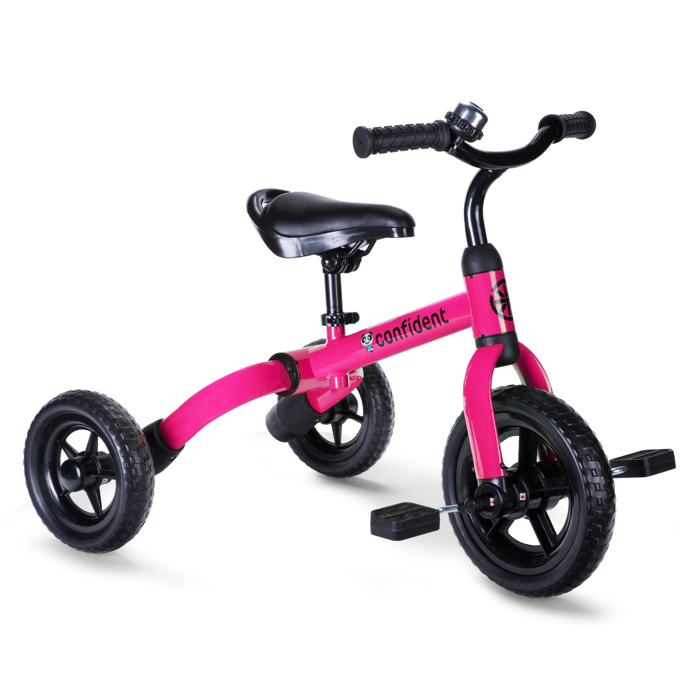 3in 1 Tricycle for Toddlers Age 2-5 Years Old Boys Girls with Detachable Pedal And Training ...