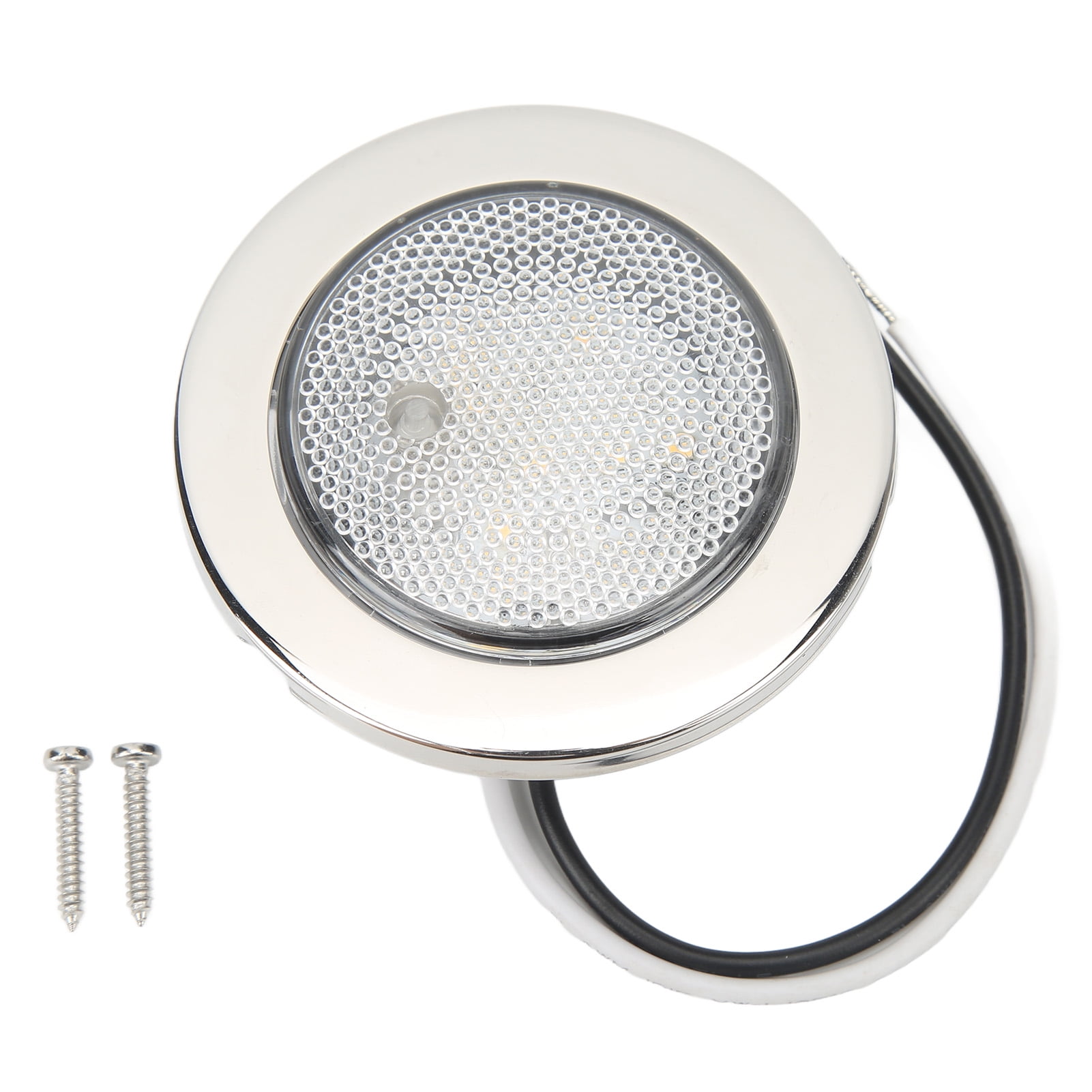 3in 12V LED Dome Light Round IP66 Waterproof Pit Mounted for Marine ...