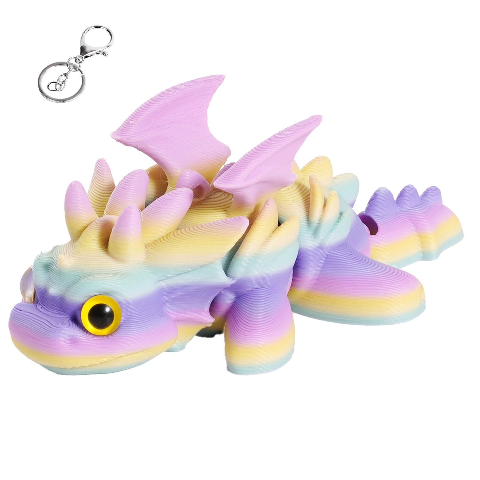 3in 3D Printed Dragon Pendant, Stress Relief 3D Printed Toy for Anxiety ...