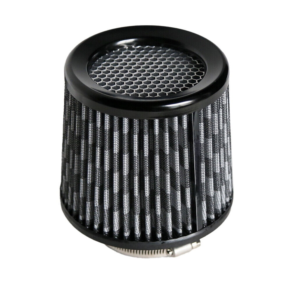 3in/76mm High Flow Inlet Cold Air Intake Cone Replace CarbonFiber Dry ...