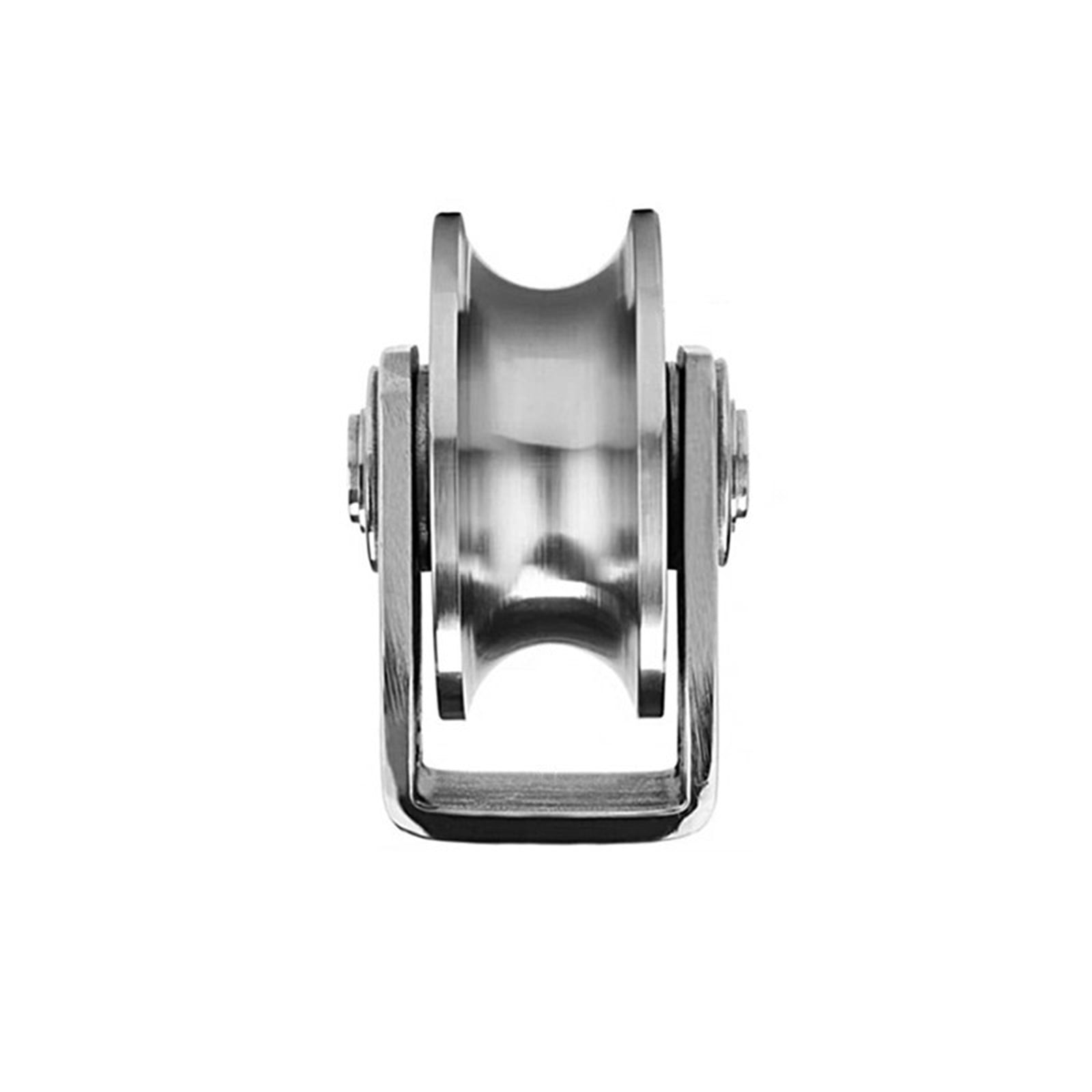 3in Stainless Steel U Groove Wheel Pulley, Heavy Duty Wheels Sliding ...