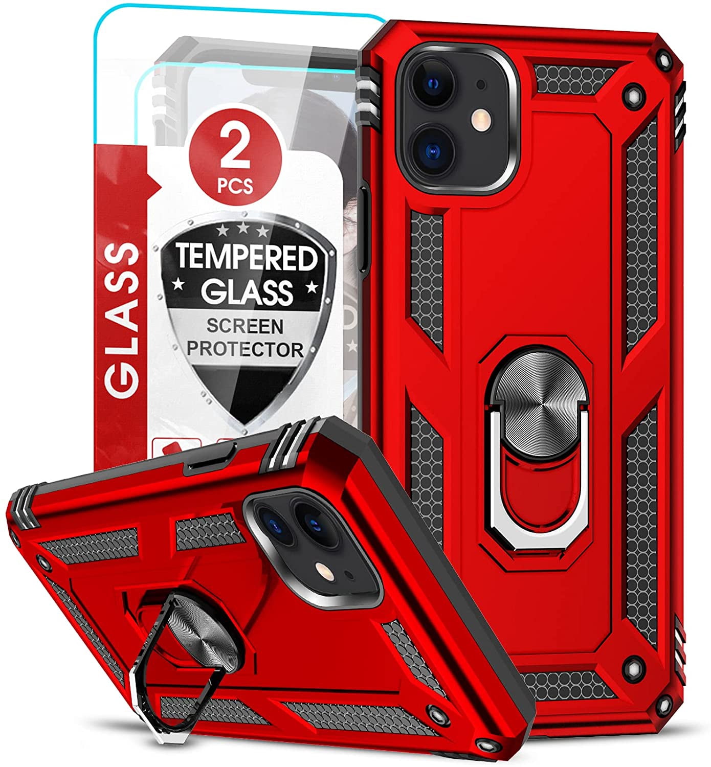 3in1 Case Bundle for Apple iPhone 11 Heavy Duty Case with Built-in ...