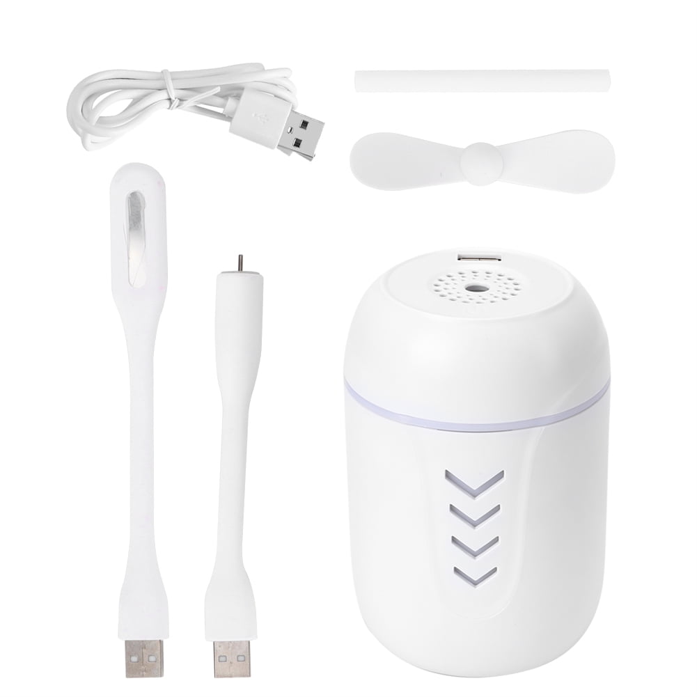3in1 Desktop Portable USB Ultrasonic Mini Humidifier Diffuser Office ...