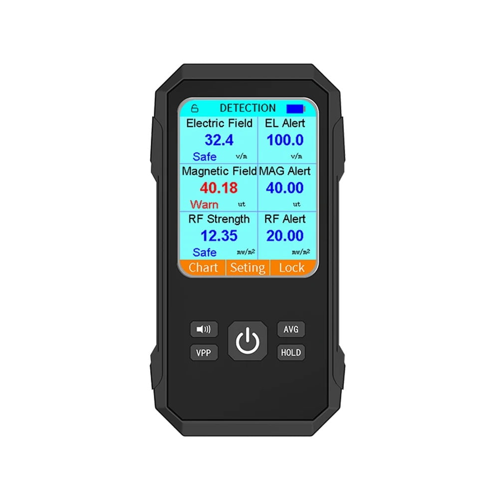 3in1 EMF Meter Electric Field Magnetic Field Detector Electromagnetic ...