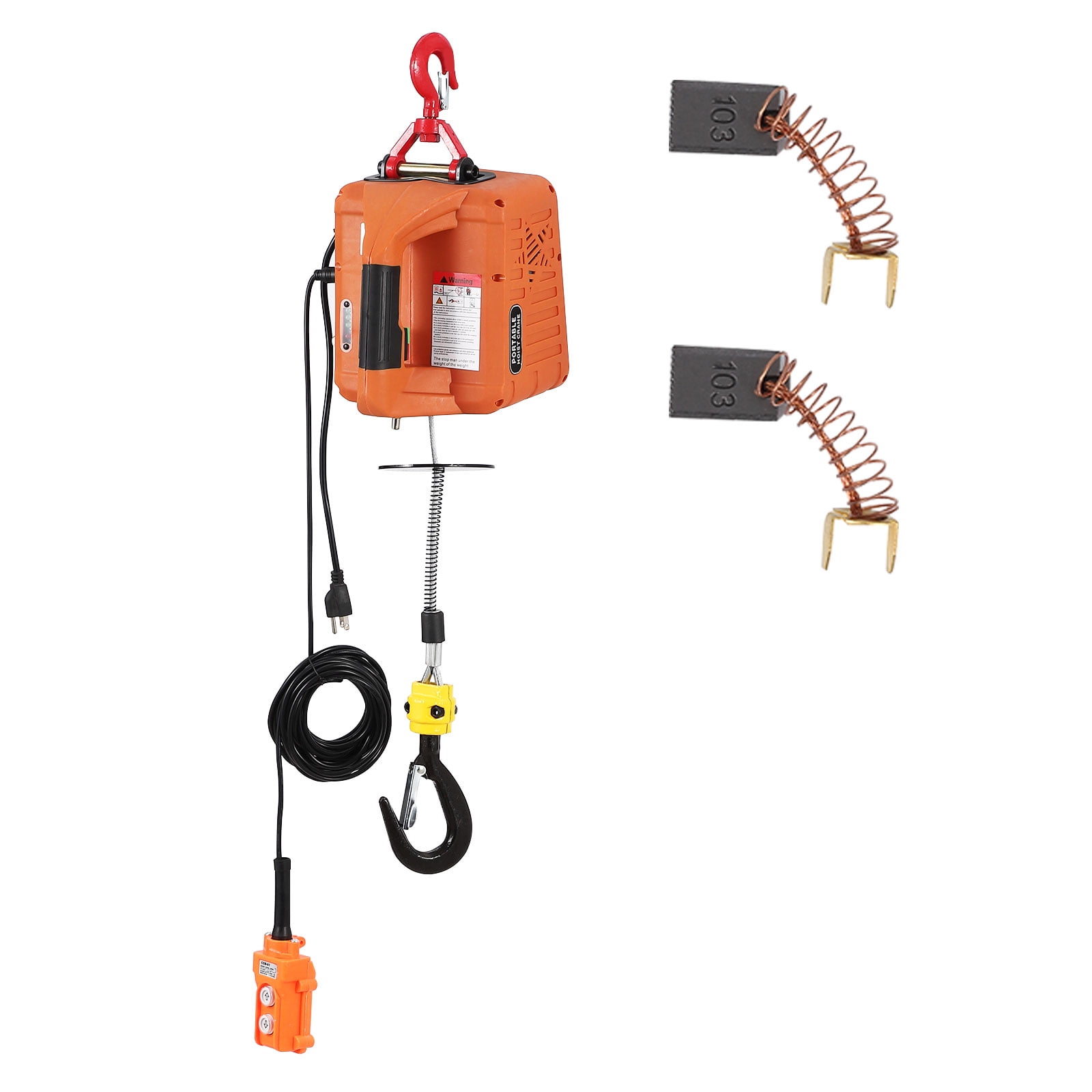 3in1 Electric Hoist Winch, 1500W Portable Electric Winch, 110V/ Power ...