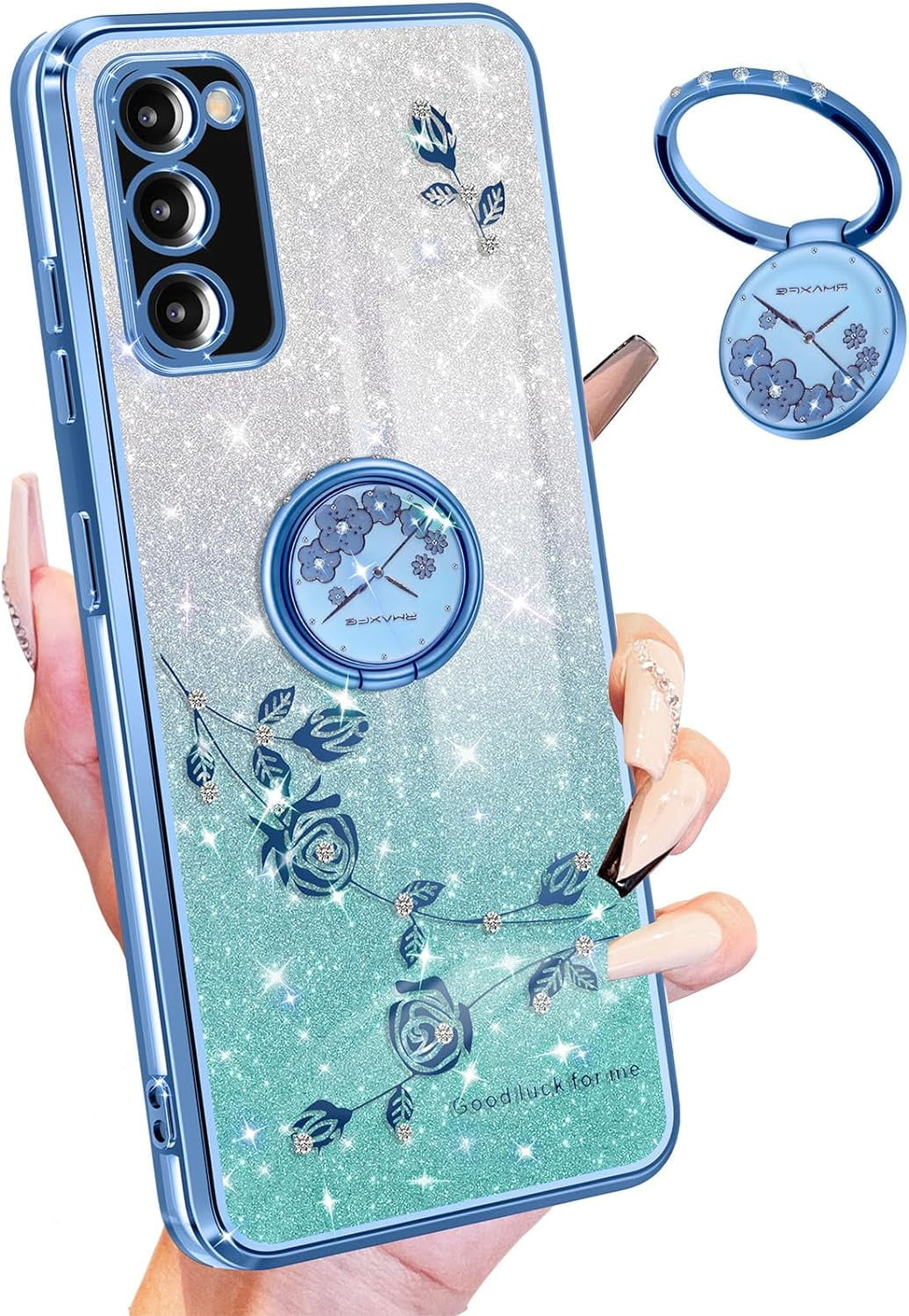 (3in1 for Samsung Galaxy S20 FE 5G Case Women Girls Glitter Girly Cute ...