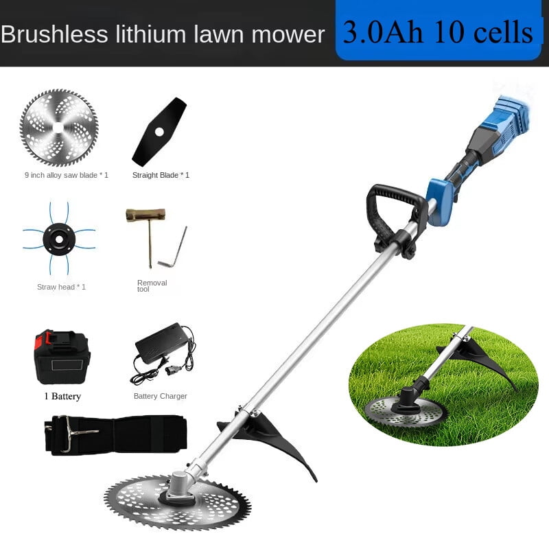 3in1 String Trimmer Straight Shaft Lawn Mower Brush Cutter WeedEater ...